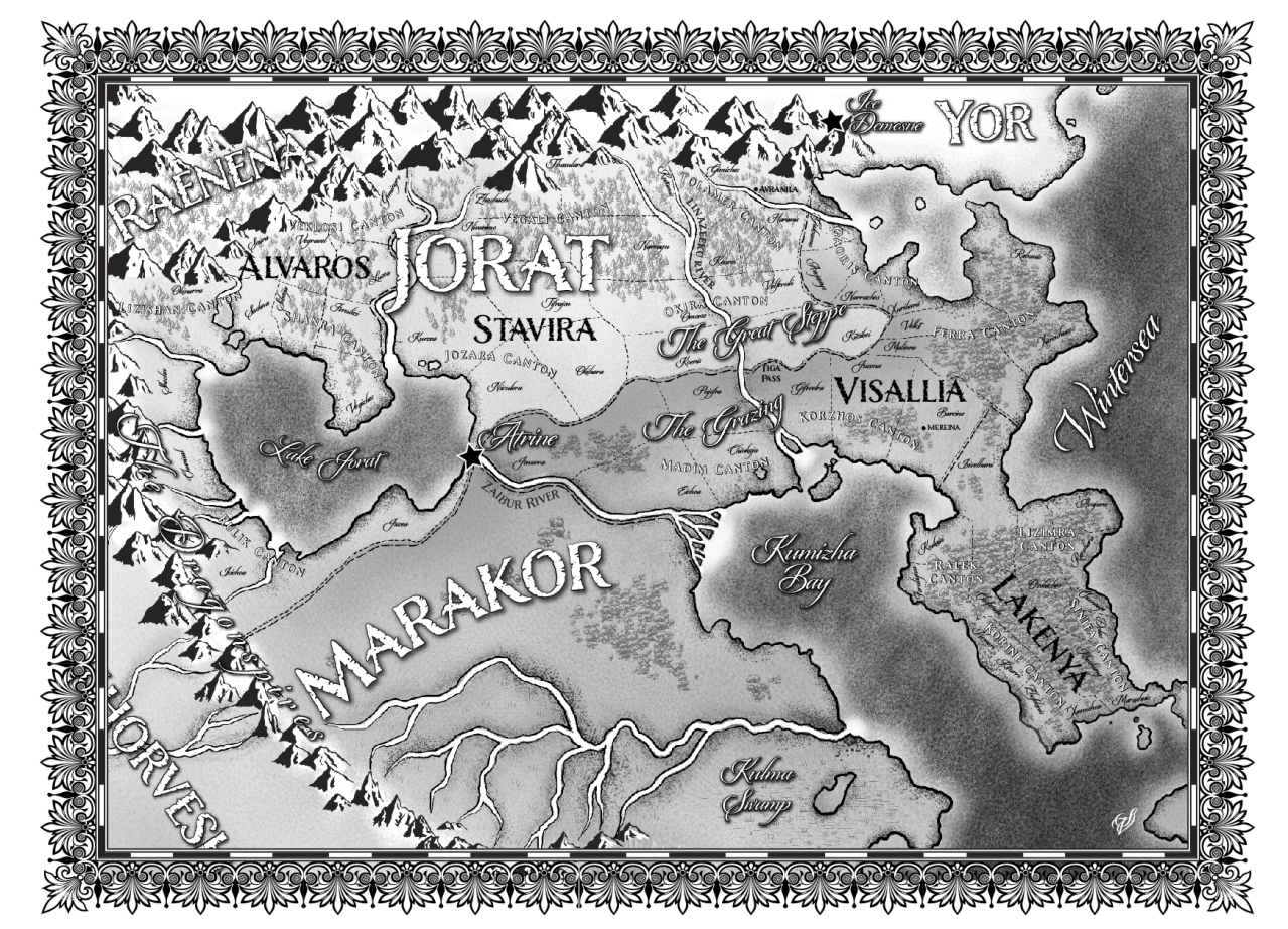 A Chorus of Dragons Maps | Jenn Lyons